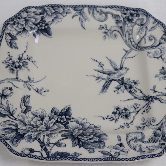 222 Fifth | Dining | 222 Fifth Adelaide Blue White Flowers Birds Square ...